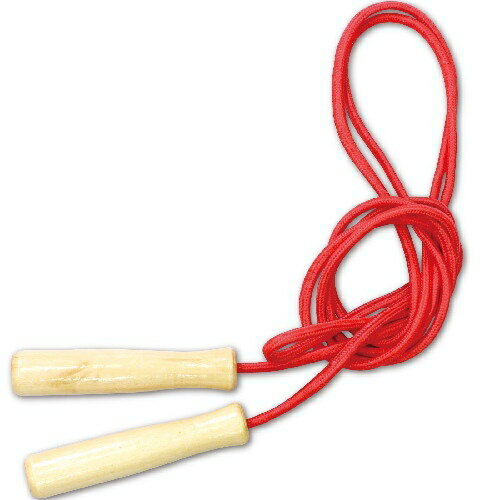 カラーバリエーションが豊富な木柄なわとび！■全長：約2.3m、柄：22×113mm