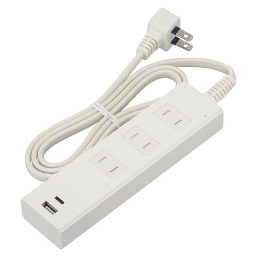 特　徴●雷軽減素子内蔵で落雷時のダメージ軽減●USB Type-CはPD（Power Delivery）対応、最大18Wで急速充電●USB差込口はType-C×1、Type-A×1●TypeA+TypeC両方使用時、合計3.4A出力●AC差...
