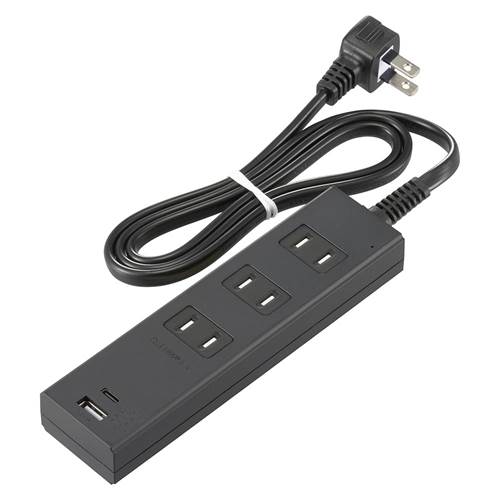 特　徴●雷軽減素子内蔵で落雷時のダメージ軽減●USB Type-CはPD（Power Delivery）対応、最大18Wで急速充電●USB差込口はType-C×1、Type-A×1●TypeA+TypeC両方使用時、合計3.4A出力●AC差...