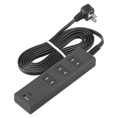 特　徴●雷軽減素子内蔵で落雷時のダメージ軽減●USB Type-CはPD（Power Delivery）対応、最大18Wで急速充電●USB差込口はType-C×1、Type-A×1●TypeA+TypeC両方使用時、合計3.4A出力●AC差...