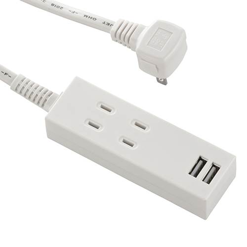 特　徴●スマホ2台を同時充電できる、USBポート付安全タップ●安心の急速充電●熱に強いPBT樹脂使用、発熱を抑えるモジュール設計で耐熱性アップ●USB過電流保護機能で安全設計●燃えにくいコンセント周り●トラッキング火災防止プラグ仕　様■コン...