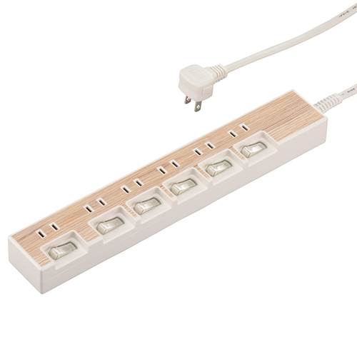 特　徴●こまめにスイッチを切る省エネ仕様●待機電力カット、安心品質●発熱を抑えるモジュール設計、耐熱性アップ●トラッキング火災防止プラグ●二重被ふくで丈夫なコード●ACアダプターもスッキリ収納●壁にかけられるフック穴付き●カラーは木目調ホワ...