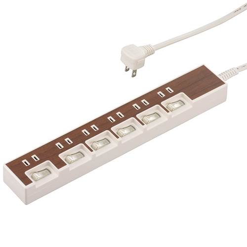 特　徴●こまめにスイッチを切る省エネ仕様●待機電力カット、安心品質●発熱を抑えるモジュール設計、耐熱性アップ●トラッキング火災防止プラグ●二重被ふくで丈夫なコード●ACアダプターもスッキリ収納●壁にかけられるフック穴付き●カラーは木目調ブラ...