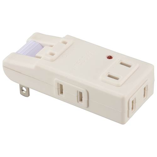 特　徴●雷に強いマイクロタップ●安心の雷ガード●熱に強いPBT樹脂使用で耐熱性アップ●収納式プラグで持ち運びに便利●雷サージ軽減素子内蔵●トラッキング火災防止対策●カラーは白仕　様■コンセント：4個口■プラグ形状：フリープラグ■15A 12...