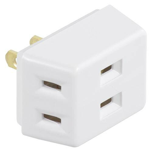 特　徴●1つのコンセントを3分配●本体カラーはホワイト仕　様■コンセント：3個口■15A 125V 合計1500ワットまで