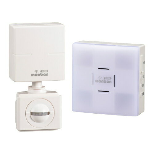 特徴 ●ワイヤレスチャイム、人感センサー送信機と光フラッシュ電池式受信機のセット ●人の動きを検知して離れた場所に音と光フラッシュでお知らせ ●玄関と部屋間・受付・店内の呼び出し、ご家庭での介護に ●1台の受信機で最大4台までの送信機を設定...