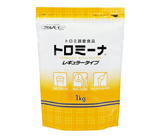 のど切れが良いトロミに仕上がります。型番：レギュラータイプ1kg入数：1パック（1kg入）原材料名：デキストリン・増粘多糖類・ph調整剤成分（100g当たり）：エネルギー253kcal・たんぱく質0.7g・脂質0g・糖質61.4g・食物繊維...