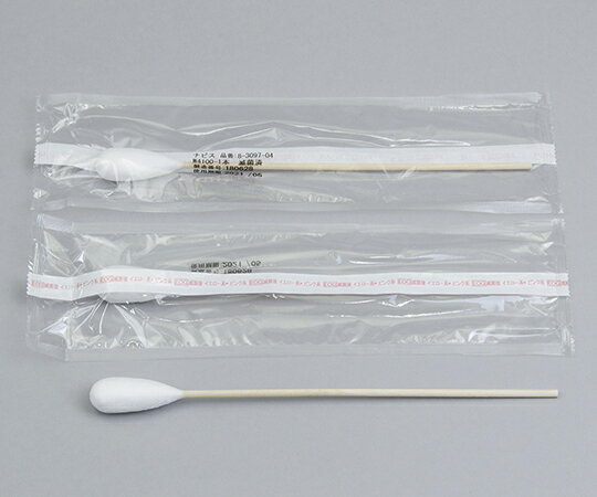 軸部は強度の高い白樺材を使用しています。ほつれにくくソフトな綿球部です。高品質の医療綿棒！材質：綿球部／コットン、軸部／木（白樺）EOG滅菌済（個包装）綿径×全長（約mm）：φ21×254入数：1箱（1本/袋×50袋入）型番：W4100-1...