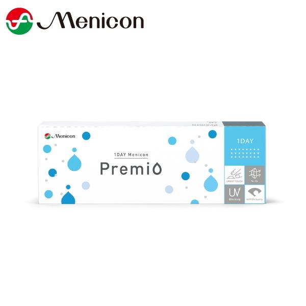 ワンデーメニコン プレミオ / 1DAY Menicon Premio タイプ1日交換タイプ/終日装用 枚数 30枚/1箱 BC 8.4mm DIA 14.2mm 含水率 56% 度数範囲 +6.00〜+0.25（0.25step） -0....
