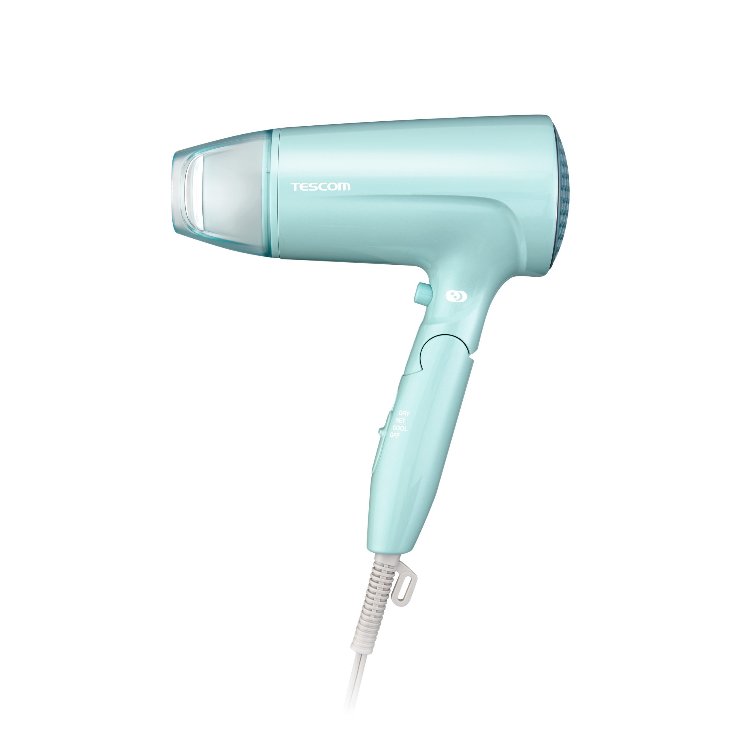 テスコム TESCOM プロテクトイオンヘアドライヤー 1200W TD460A-A【ライトブルー】 スイッチの切替で騒音抑制も、大風量も。時間帯やシーンに合わせてモードを選べる二刀流ドライヤー。 【静かにドライ ⇔ すばやくドライ】ワンプ...