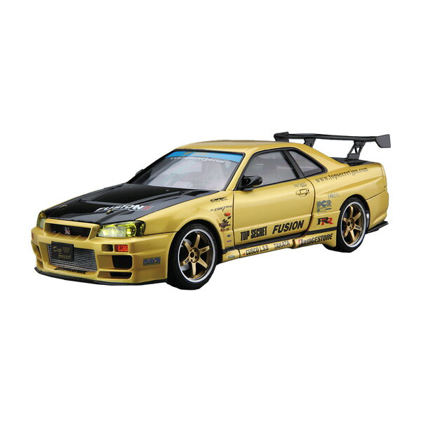 発売予定日発売中！メーカーアオシマ登場作品---商品詳細トップシークレットのエアロ仕様●フロントバンパースポイラー●フロントアンダーディフューザー●サイドステップ●GT-2リアウイング●カーボンボンネット●マフラー●カーボンリアディフューザ...
