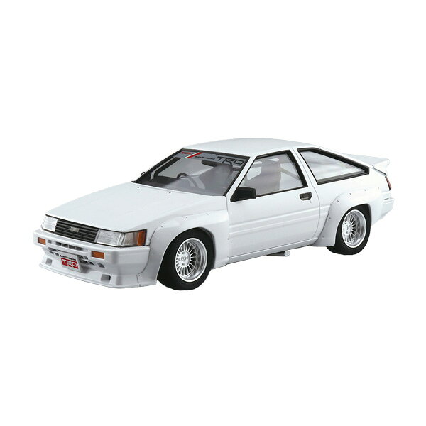 発売予定日発売中！メーカーアオシマ登場作品---商品詳細TRDのオーバーフェンダーが付属●フロントスポイラー●リアスポイラー●マフラー●ロールバー●前後オーバーフェンダー●社外アルミホイール●バケットシート●窓枠マスキングシール付属原型製作...