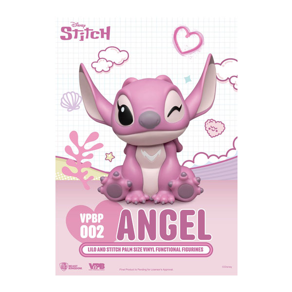 発売予定日2026年2月予定メーカーBEAST KINGDOM登場作品リロ＆スティッチ商品詳細BEAST KINGDOMより、VPBP-002 リロ＆スティッチ 手のひらサイズフィギュア エンジェルが登場！(C)Disney原型製作---サ...