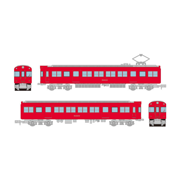 発売予定日2026年6月商品説明・名鉄5200系は1957年に運用を開始した車両です。同系は前面貫通型のデザインとし、2両編成で運用できるよう先頭車のみが製造されました。・1964年にそれまで6両編成であった5000系の4両編成化に伴い1編...