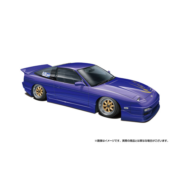 発売予定日発売中！メーカーアオシマ登場作品---商品詳細180SXのドリ車スタイル第3弾！！【金型追加】ザ☆チューンドカーシリーズにB-WAVE仕様の180SXが登場！B-WAVEフロントハーフスポイラー、サイドステップ、リアマッドスポイラ...