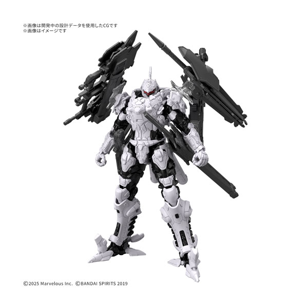発売予定日2026年8月予定メーカーBANDAI SPIRITS（バンダイスピリッツ）登場作品DAEMON X MACHINA商品詳細主人公ノヴァ専用アーセナル「バハムート」が『30 MINUTES MISSIONS』シリーズで商品化。30...