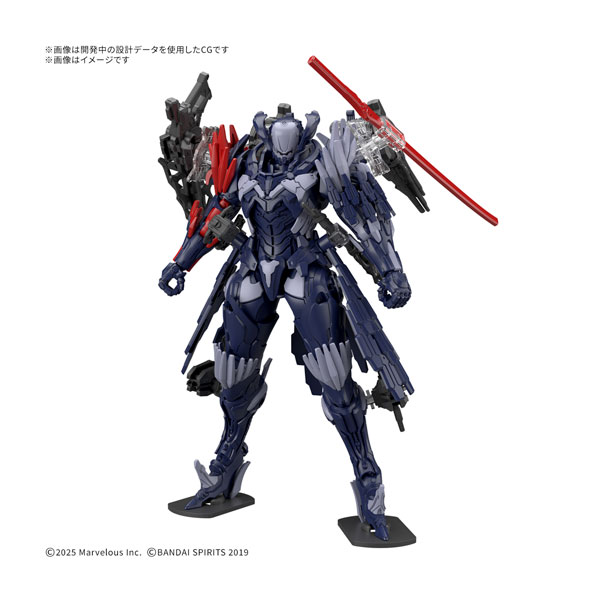 発売予定日2026年8月予定メーカーBANDAI SPIRITS（バンダイスピリッツ）登場作品DAEMON X MACHINA商品詳細「ヴォイド」が纏うアーセナルで、統制局ノイン専用カスタム「名状しがたきもの」が『30 MINUTES MI...