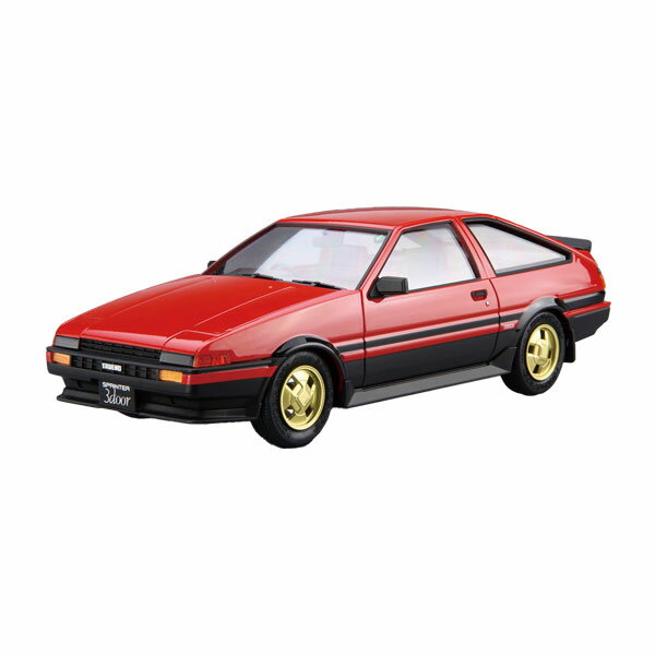 発売予定日発売中！メーカーアオシマ登場作品---商品詳細誕生、SEXYトレノ。’83年5月に登場したAE86のトレノは、FF化が当たり前だった時代にあえてFRレイアウトを採用し、エンジンも先代までの2T-Gから新開発の4A-Gへ変更。ボディ...