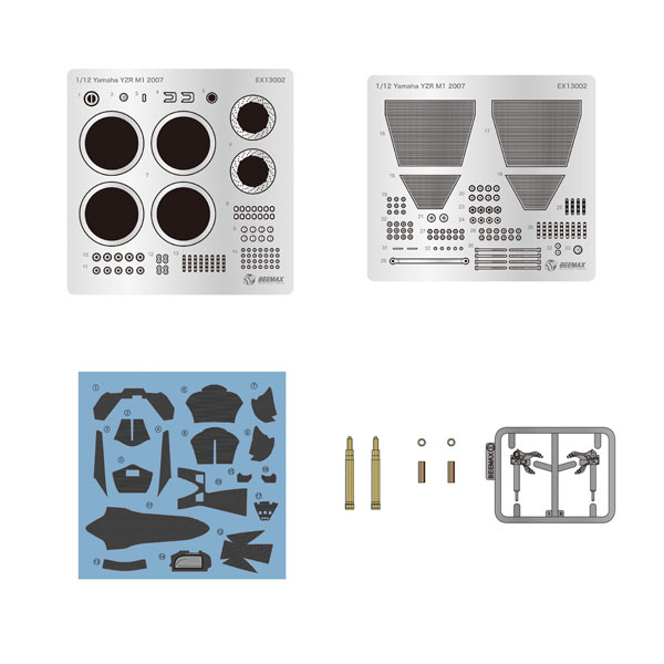 発売予定日2026年5月⇒6月予定に延期となりましたメーカープラッツ/BEEMAX登場作品---商品詳細●プラッツ/BEEMAX 1/12 ヤマハ YZR-M1 2007 (BX13002) 用のディテールアップパーツセット●セットには各部...