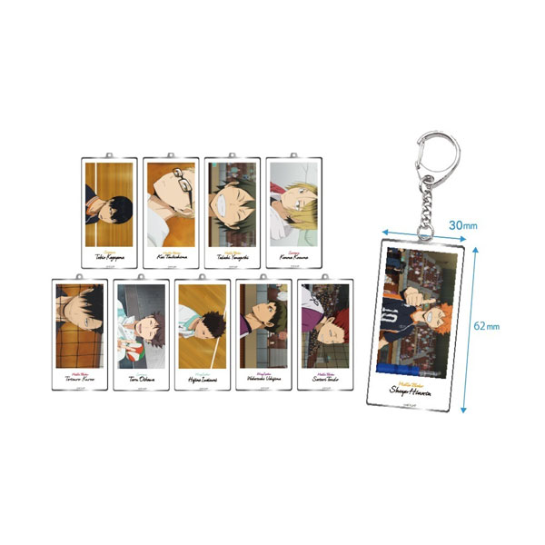 発売予定日2026年6月予定メーカーテンヨー登場作品ハイキュー！！商品詳細まるでカメラ目線？！な人気キャラクターがチャームになって勢揃い！(C)古舘春一/集英社・「ハイキュー！！」製作委員会原型製作---サイズ(約) H62×W30mm商品...