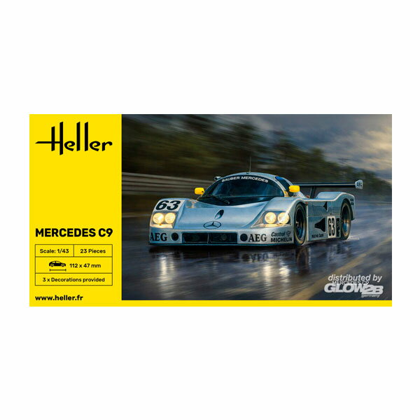 発売予定日2026年8月予定メーカーエレール登場作品---商品詳細手軽に作るシルバーアローのル・マン優勝車。●1/43スケールで1989年のルマン24時間レースで1-2フィニッシュを飾ったメルセデス C9を再現●パーツ点数23点●仕上がり全...