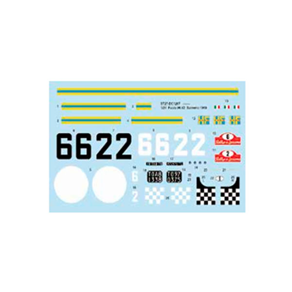 発売予定日発売中！メーカースタジオ27登場作品---商品詳細イタレリ製 1/24 ランチア フルビア HF 1972 ラリー モンテカルロ ウィナー に対応した水転写式デカールです。1969 ラリー・サンレモ ウィナー ＃6 や ＃2 を再...