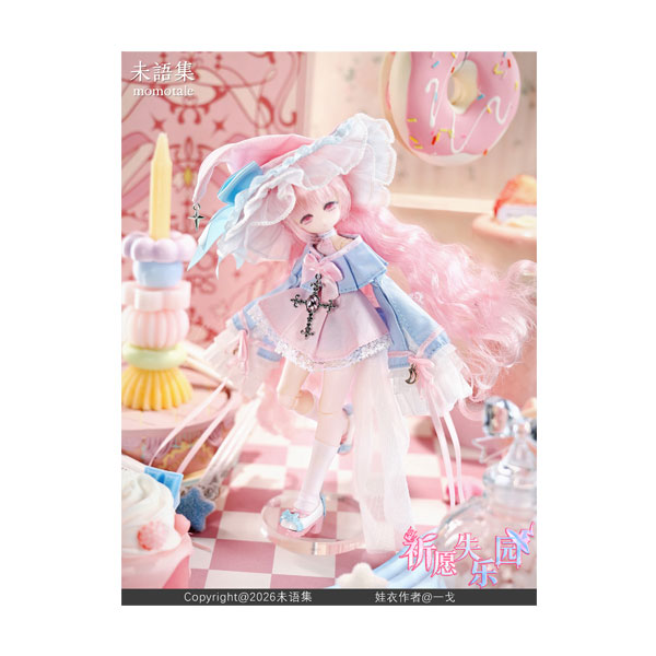 発売予定日2026年9月予定メーカーmomotale登場作品---商品詳細中国の新鋭ドールメーカー、momotale社のノンスケールMJD(メカニカルジョイントドール)、「祈願の失楽園」が登場！植毛仕様のヘアは自由にスタイリングが可能で、細...