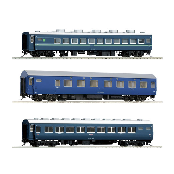 発売予定日2027年1月商品説明●10系客車は1955年より製造された国鉄の軽量客車で、急行列車を中心に国鉄末期まで活躍しました●「津軽」は上野-青森を奥羽本線経由で結んでいた急行列車で、1978年以降は12系客車と10系寝台車 スロフ62...