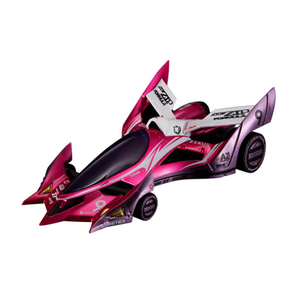 発売予定日2027年3月予定メーカーメガハウス登場作品新世紀GPXサイバーフォーミュラ商品詳細TVアニメ「新世紀GPXサイバーフォーミュラ」でアオイZIPフォーミュラチームに参戦したブリード加賀がチームから提供されたマシン「アオイステルスジ...