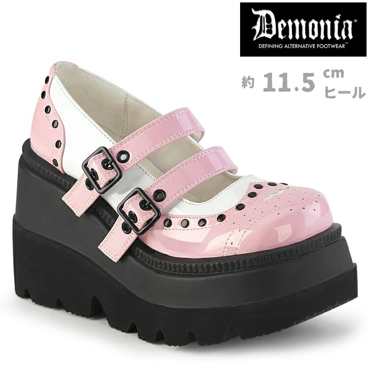 スペック ブランド Pleaser(プリーザー) レーベル Demonia(デモニア) スタイル名 SHAKER-27 型番 SHA27/BP-W 製造 デザイン：USA/製造：中国 ヒール高 約__cm 厚底高 約11.4cm 参考寸法 ...
