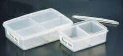 メーカー品番S-230タイプ4ケ入幅×奥行×高さ(mm)232×167×58容量(cc)1550ハイパックサイズが豊富で用途が広い、便利な保存容器ハイパック材質:本体 ポリプロピレン本蓋 ポリエチレン※抗菌※電子レンジ対応（フタをはずして電...