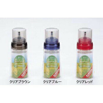 プルーヘルシーオイルボトル S クリアブルー●S●クリアブルー●容量:200cc●φ58×H149●材質:本体/飽和ポリエステル樹脂、フタ/AS樹脂、注ぎ口/ステンレス、キャップ/ポリプロピレン、パッキン/シリコン樹脂