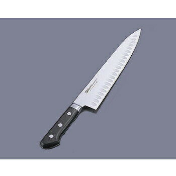 牛刀サーモン 21cm モリブデン鋼 ミソノ(No.562)●刃渡寸法:21cm●庖丁は両刃、右仕様となります。●※刀身の表にも裏にもシャープな凹加工。●ミソノモリブデン鋼シリーズ●切れ味が冴え、しかもサビにくい。ミソノ,モリブデン鋼庖丁は...