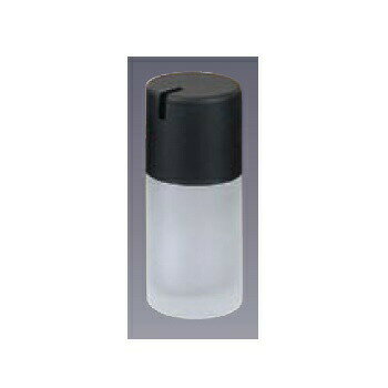 ようじ入れ No.357 ガラス製(フロスト加工)●容量:25cc●φ35×H80●※材質:本体/ガラスフロスト加工、キャップ/抗菌18-8 ステンレスステンレス