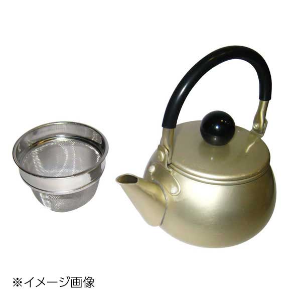 急須 0.6L ツル付 ゴールド ドリーム アルミ●カラー:ゴールド●容量:0.6L(リットル)●この商品は商品画像の(21)です。