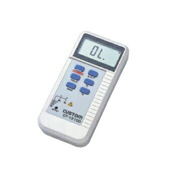 デジタル温度計 CT-1310D●寸法:71×36×H148●測定範囲:-50℃～+1300℃●分解能:1℃、0.1℃切換可能●温度係数:+-(0.015%rdg+0.03℃)●サンプリング:2回/秒●表示:3.5桁LCD表示、オーバーの時...