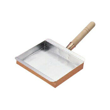 玉子焼 19.5cm 名古屋型 銅製 EBM●19.5cm●内寸:195×240×H40●※内側は錫引き加工をしてあります。