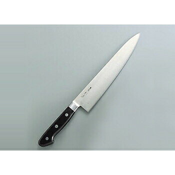 牛刀 27cm ツバ付最上品（A）洋庖丁 日本鋼 杉本●刃渡寸法:27cm●庖丁は両刃、右仕様となります。●ツバ付最上品(A)洋庖丁(日本鋼)