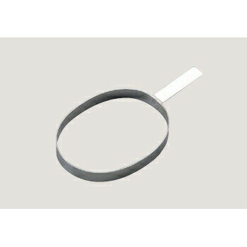 ハンバーグリング 150g用 小判型 18-8 EBM●150g用●小判型●内寸:125×95×H15