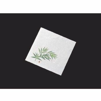 ニュー四季懐紙 NS-12 5寸 (100枚入) 笹●150×150(100枚入)●笹 (オールシーズン)●盛もり彩さいシリーズ●四季折々の時節に合った心づかいをぜひどうぞ。おいしさ安全、料理にやさしい。表面にラミネート加工してありますので...