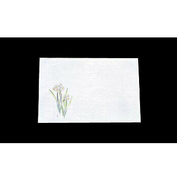 懐石まっと WS-8 尺三 (100枚入) 水仙 抗菌和紙●264×390(100枚入)●水仙(11月～1月)●懐石まっと尺三 抗菌遠赤和紙●無蛍光食品用和紙を使用しています。●優れた抗菌効果と遠赤外線放射。●雑菌(大腸菌,病原性大腸菌O-...