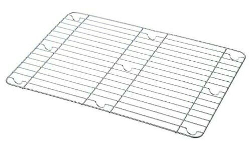 サイズ表示 12枚取用間口×奥行×高さ（mm）284×212×11お手入れ簡単で衛生的!アミ目のピッチ:約13mm●変形が最も多い｢脚｣部を強化してあります。※エコクリーン加工
