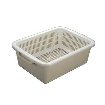 水切カゴ 蓋無 PP ヒマラヤ●外寸:414×314×H145●内寸:375×275×H143●材質:ポリプロピレン●抗菌