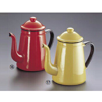 コーヒーポット ＃13 1．6L 赤 ホーロー キリン印●カラー:赤●容量:1.6L(リットル)●この商品は商品画像の(16)です。