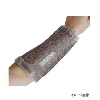 メッシュ腕カバー M ステンレス ニロフレックス●M●全長:215●シリコンベルト付き。●左右兼用。●機械洗濯、熱湯殺菌(200℃まで)、次亜塩素酸殺菌ができます。
