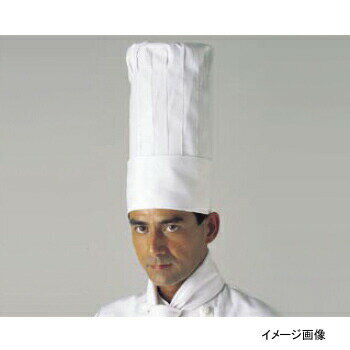 コック帽 JW4602－0 LL チーフ帽,ピンタック●LL●頭廻り(cm):62●山丈(cm):32●マチ幅(cm):22●カツラギ/綿100%(ホワイト)