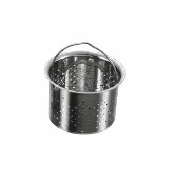 排水口ゴミ受け CK-116 浅型(H90mm)抗菌ステンレス●φ134×H90●抗菌