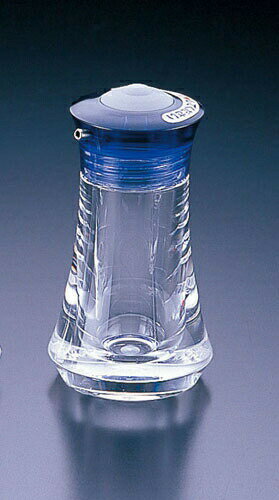 メーカー品番PU-2サイズ（M）色クリアブルー直径×高さ（mm）φ61×111容量（cc）47材質:本体・フタ/メタクリル樹脂ボタン・パッキン/シリコン樹脂・ワンプッシュで約0.4c.c.の分量が出せます。