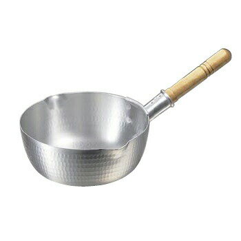 雪平鍋 16.5cm 両口,打出 アルミ ナカオ●16.5cm●容量:1.2L(リットル)●H65●板厚:1.7●目盛付、両口仕様です