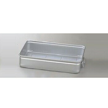 番重(キングボックス) 特大 120mm 手付 アルマイト●特大●120mm●外寸:660×440●番重の目的は食材や食品の整理と保管、そして運搬です。●アルミは軽くて衛生的。そのうえ熱にも低温にも強いのです。●独自の形状Wロック構造で、ガ...